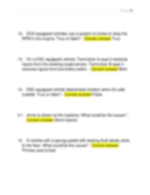 BMW Automotive Mechanics Exam Questions and Answers 2025 | Exams ...