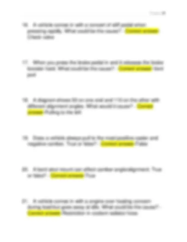 BMW Automotive Mechanics Exam Questions and Answers 2025 | Exams ...