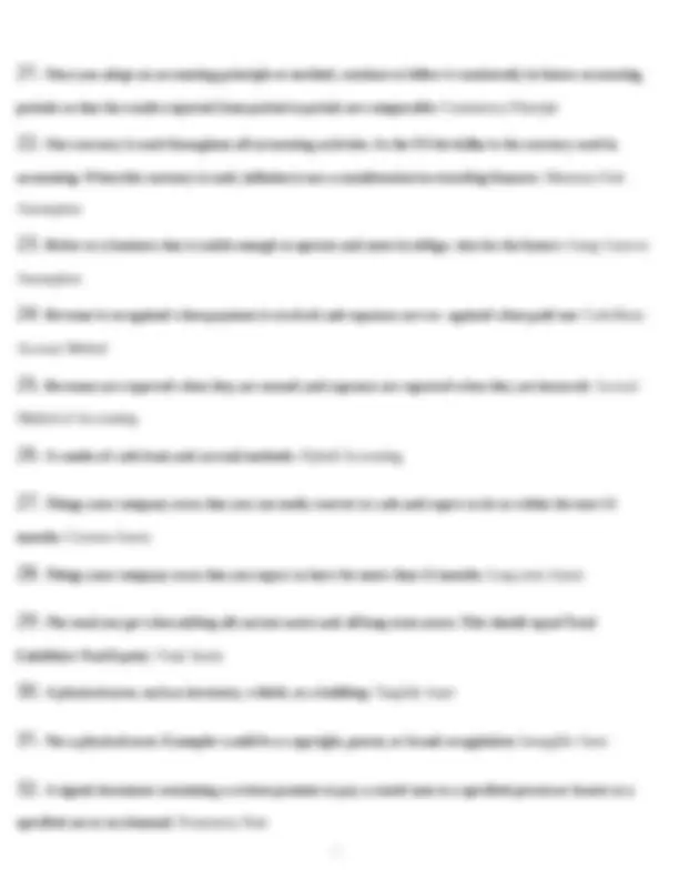 Intuit Bookkeeping Exam Questions and Answers | Exams Accounting | Docsity