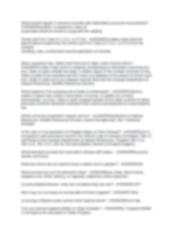 GA DNR NUISANCE WILDLIFE CONTROL PERMIT EXAM QUIZZES & SOLUTIONS ...