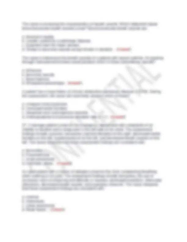 Chapter 19: Thorax and Lungs (by Jarvis) | Exams Nursing | Docsity