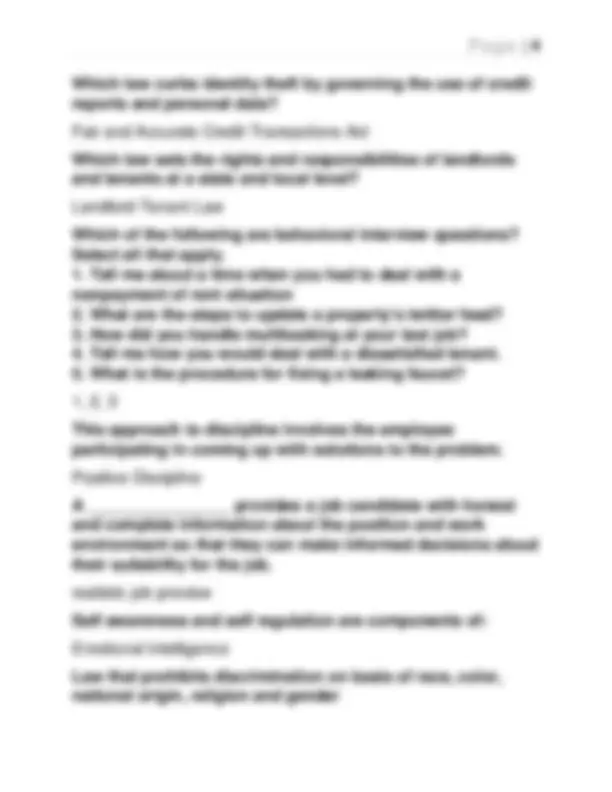 MPSA & CPM EXAM PREP TUTORIAL 2025 BRAND NEW ACTUAL EXAM WITH ANSWERS ...