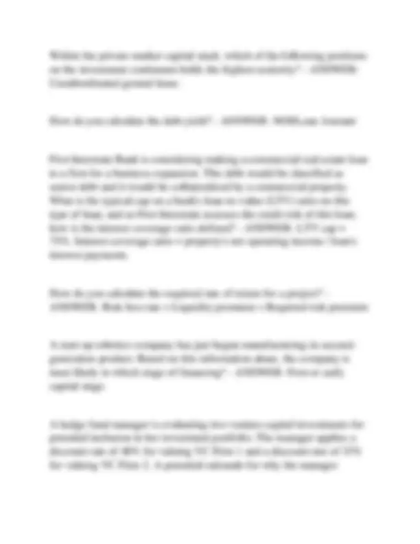 CAIA LEVEL 1 – KAPLANLEARN - MOCK EXAM 1&2(2 SETS COMBINED)2025-2026 ...