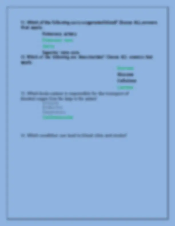 Test Bank: Biology, Chemistry, Anatomy, and Physiology Questions and ...