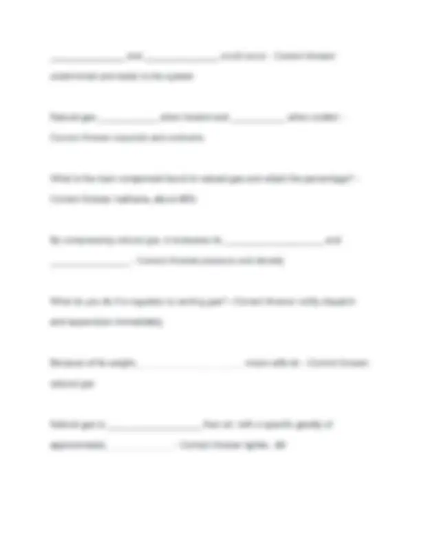 National Grid task -70 - Properties of natural gas and abnormal ...