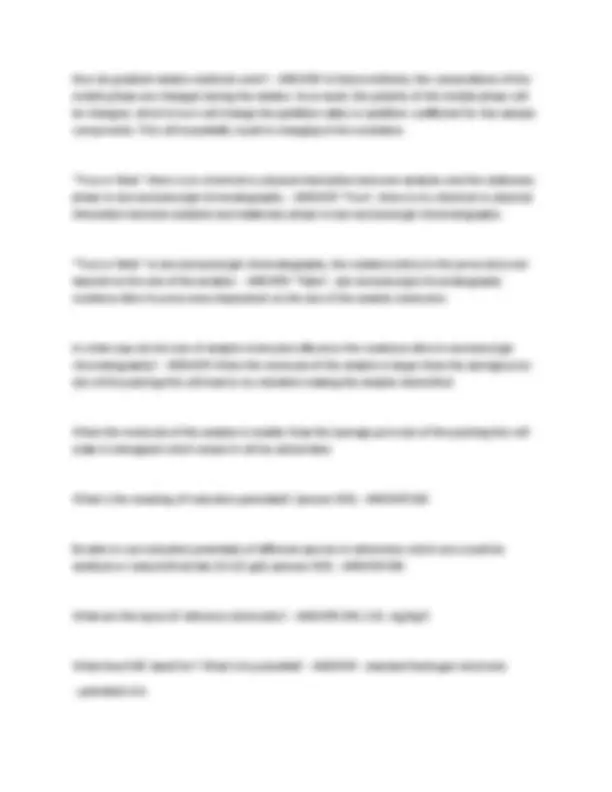 Instrumental Analysis ACS Exam (Questions With Correct Answers) 2025 ...