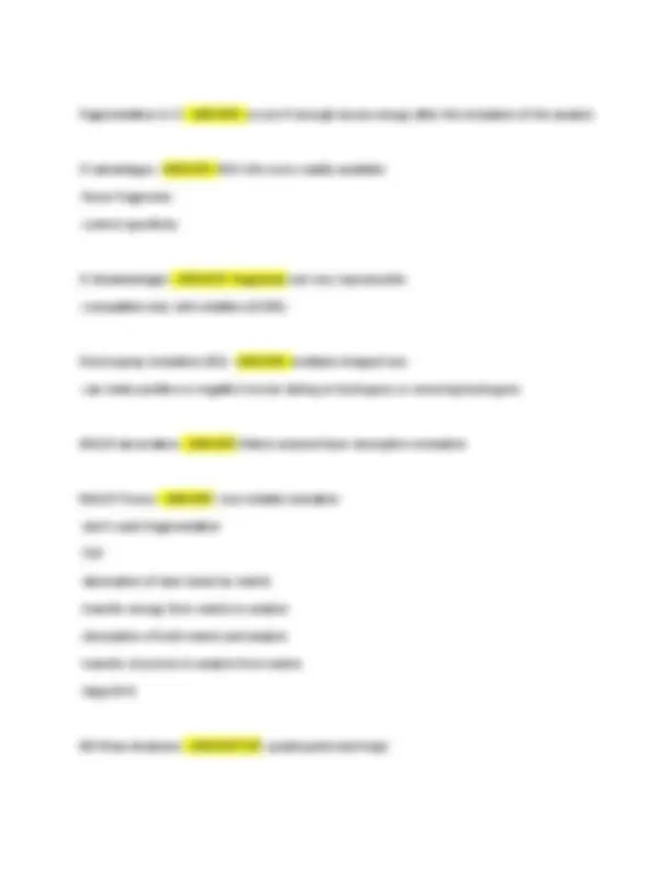 Instrumental Analysis ACS Exam (Questions With Correct Answers) 2025 ...