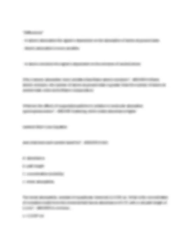 Instrumental Analysis ACS Exam (Questions With Correct Answers) 2025 ...