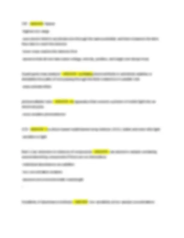 Instrumental Analysis ACS Exam (Questions With Correct Answers) 2025 ...