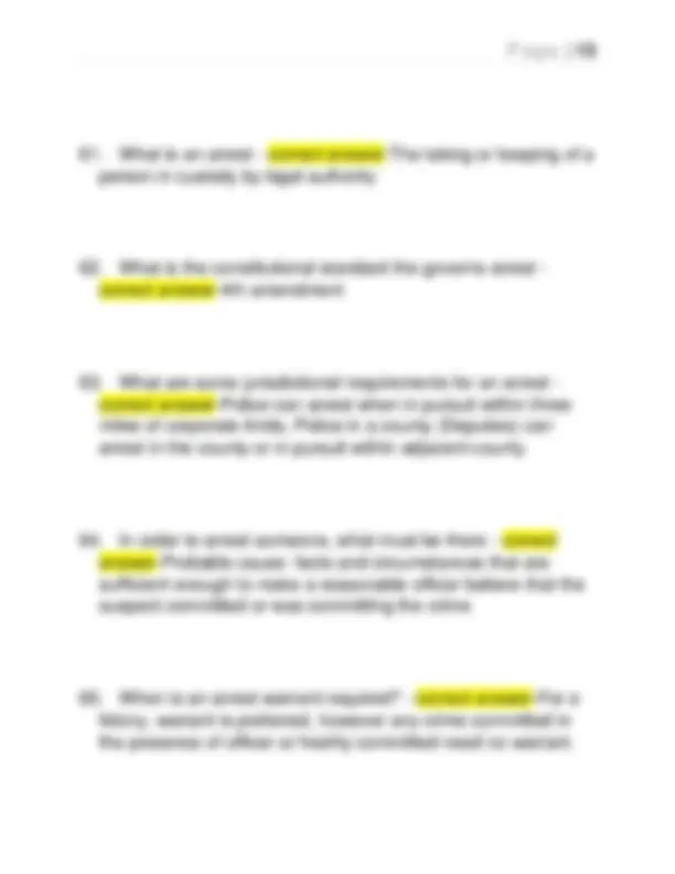 SCCJA Basic Study Guide 2025: Law Enforcement & Legal Procedures ...