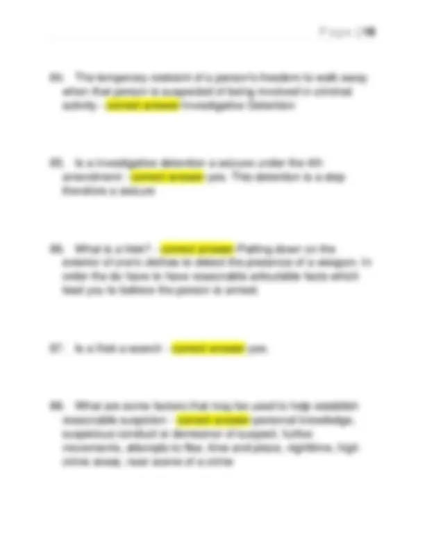 SCCJA Basic Study Guide 2025: Law Enforcement & Legal Procedures ...