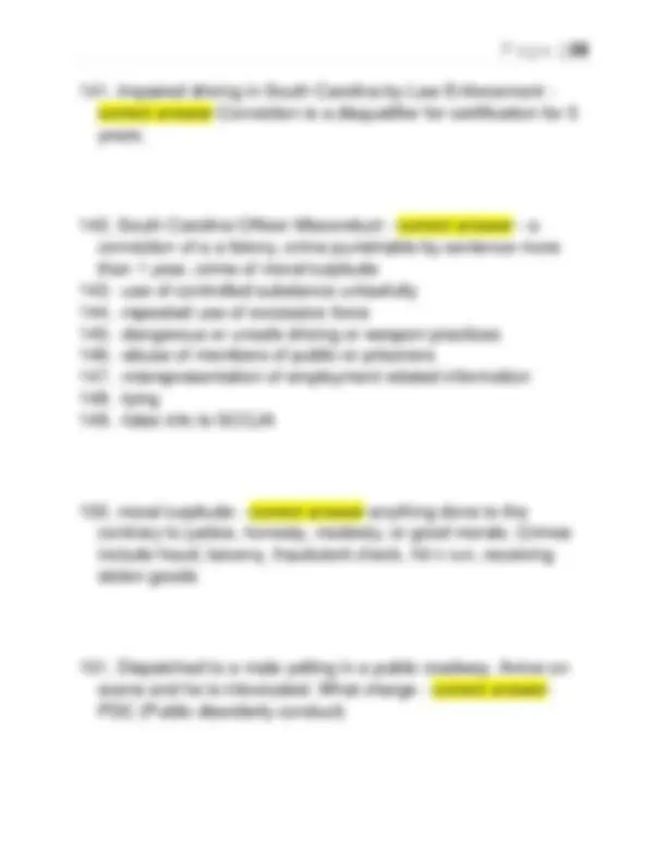 SCCJA Basic Study Guide 2025: Law Enforcement & Legal Procedures ...