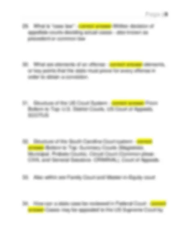 SCCJA Basic Study Guide 2025: Law Enforcement & Legal Procedures ...