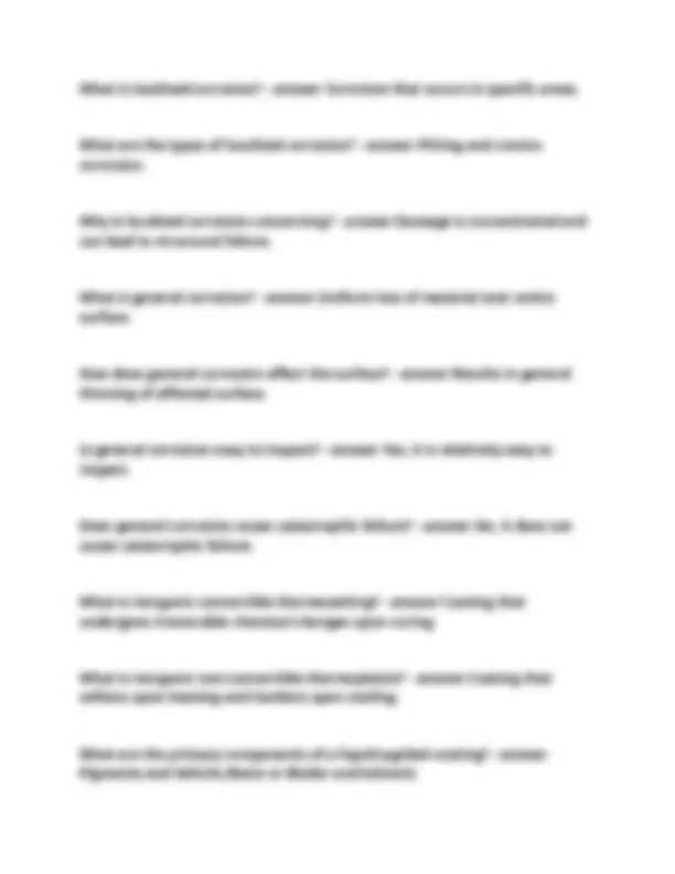 AMPP CIP LEVEL 1 - Basic Coating Inspector Theory questions with expert ...