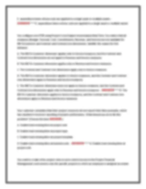 ORACLE PROJECT PORTFOLIO MANAGEMENT (PPM) CLOUD – CERTIFICATION ...