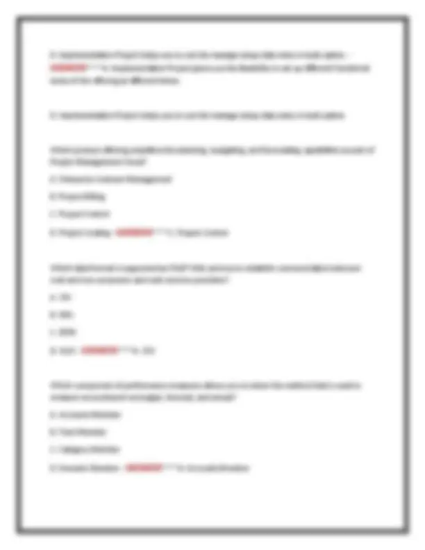 ORACLE PROJECT PORTFOLIO MANAGEMENT (PPM) CLOUD – CERTIFICATION ...