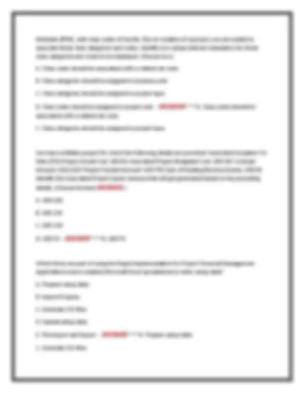 ORACLE PROJECT PORTFOLIO MANAGEMENT (PPM) CLOUD – CERTIFICATION ...
