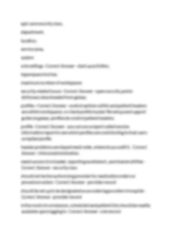 Epic EHR System: End User Clinical Exam Questions and Solutions | Exams ...