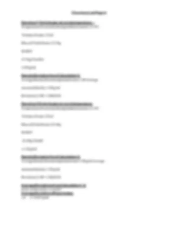 Density Determination Lab: Measuring Density of Liquids and Solids | Exams Chemistry | Docsity