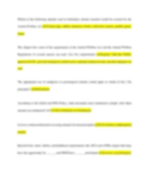 ALAT EXAM QUESTIONS AND ANSWERS 100% CORRECT | Exams Veterinary | Docsity