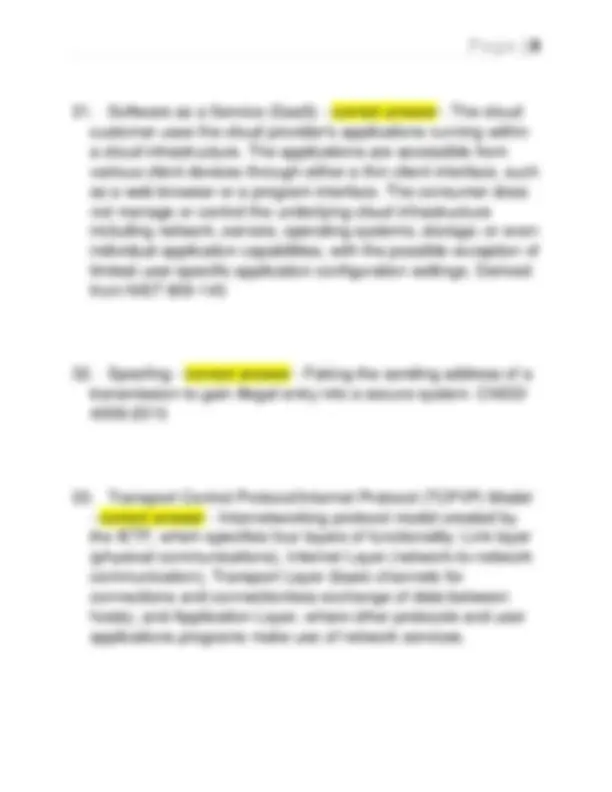 CHAPTER 4: NETWORK SECURITY TERMINOLOGIES 2025 QUESTIONS AND ANSWERS. | Exams Network security ...