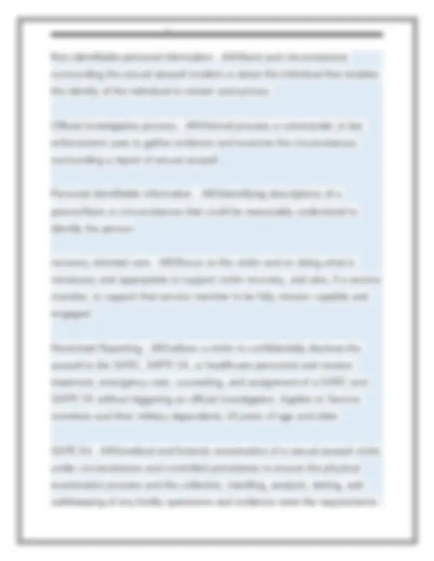 Sexual Assault Prevention and Response (SAPR) Program Test 2025-2026 ...