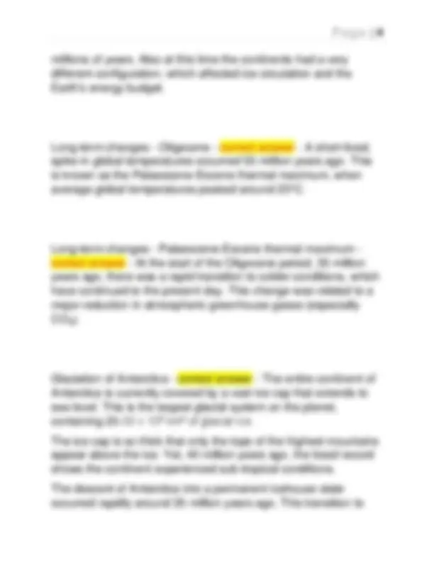 CHAPTER 10: CLIMATE CHANGE - OCR A LEVEL GEOGRAPHY 2025 QUESTIONS AND ...