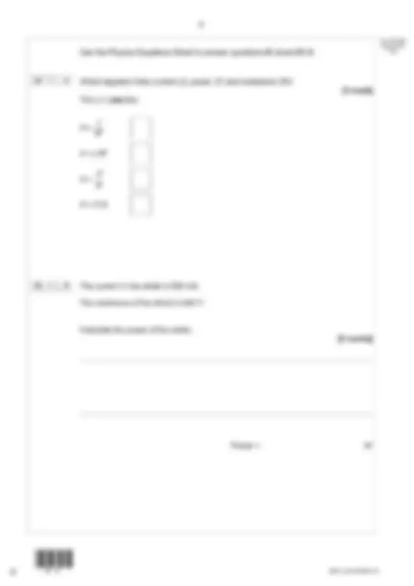 Actual 2024 AQA GCSE COMBINED SCIENCE: TRILOGY 8464/P/1H Physics Paper 1H QP + Mark Scheme ...