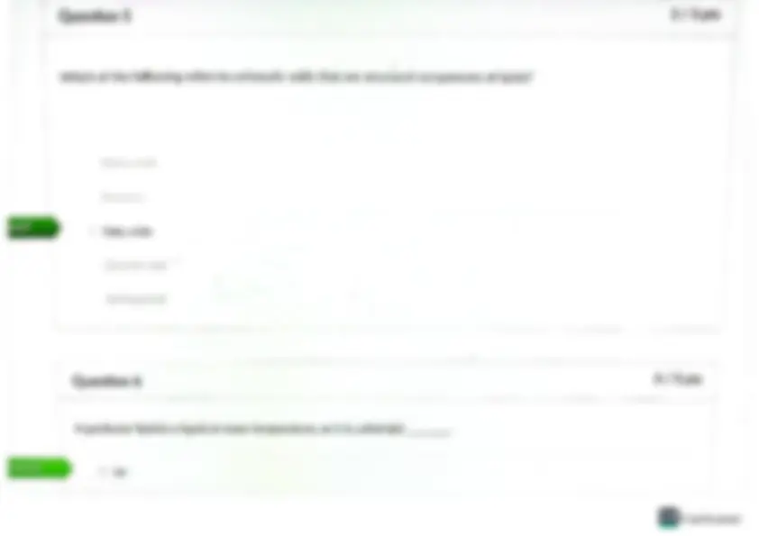 PORTAGE Module 5 exam CHEM 212 biochemistry with lab (Prof. Rodney ...