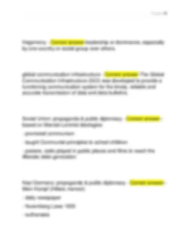Global Communication Exam Prep: Key Concepts & Definitions | Exams ...