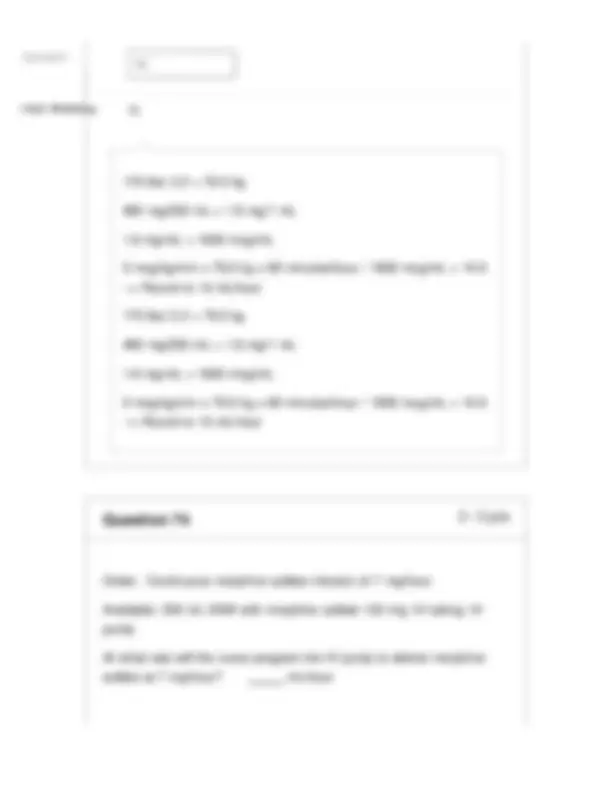 ATI Dosage Calculation Proctored Assessment with Answers (Latest Update ...