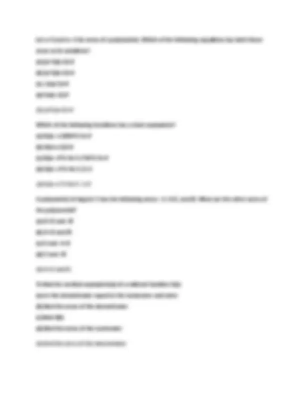 MATH 100: College Algebra Final Exam Review 2025 Question with Correct ...