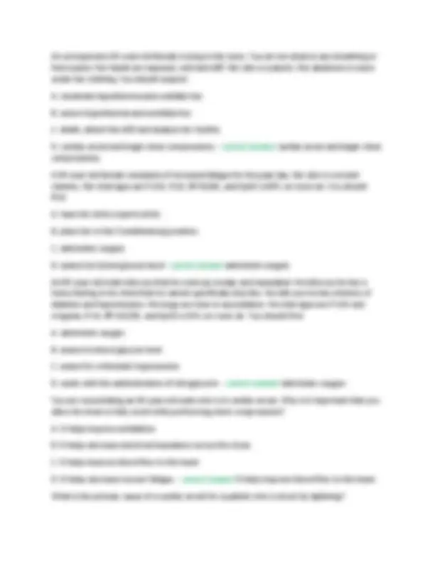 NREMT: Medical/Obstetrics/Gynecology, Airway, Respiration, Ventilation ...