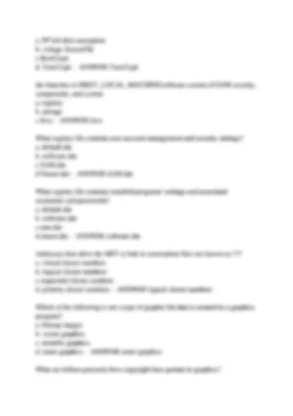 Digital Forensics Final Exam Questions and Answers | Exams Computer ...