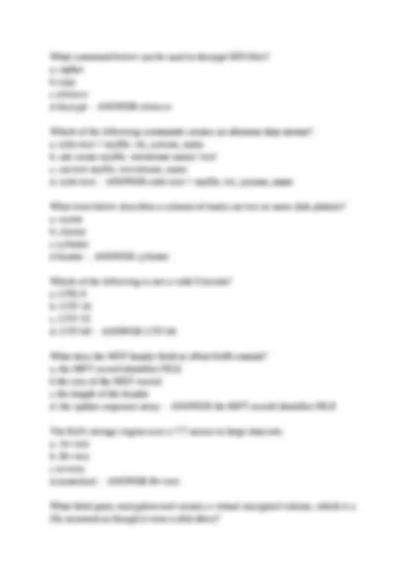 Digital Forensics Final Exam Questions and Answers | Exams Computer ...