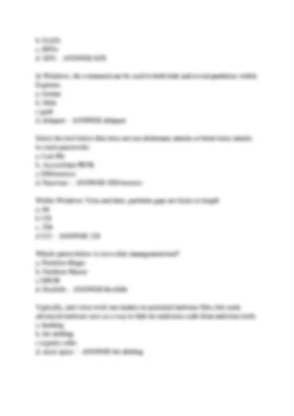 Digital Forensics Final Exam Questions and Answers | Exams Computer ...