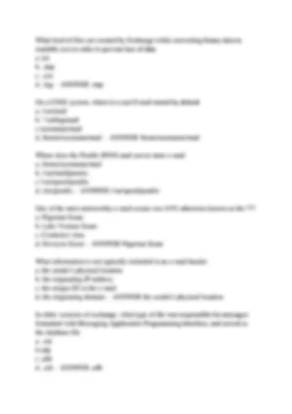 Digital Forensics Final Exam Questions and Answers | Exams Computer ...