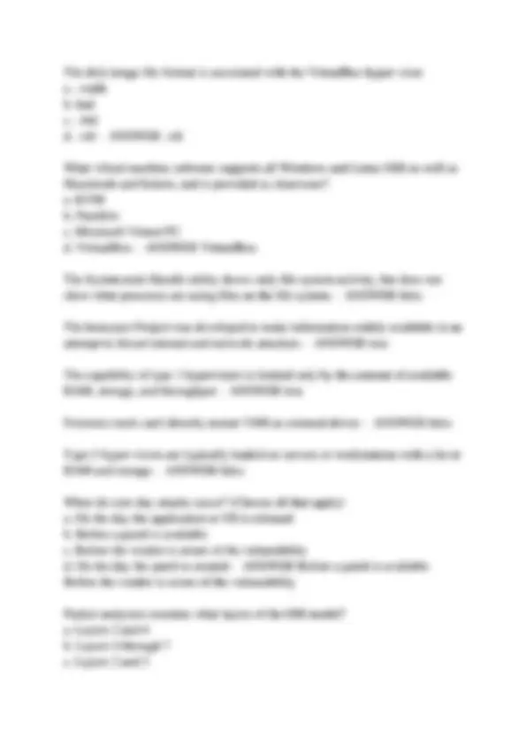 Digital Forensics Final Exam Questions and Answers | Exams Computer ...