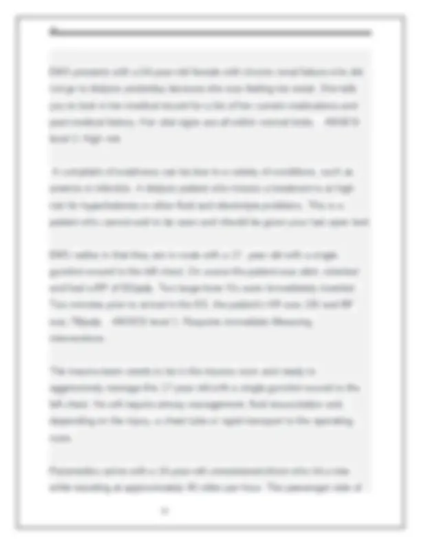 ESI Triage Practice Cases: Emergency Severity Index Scenarios ...