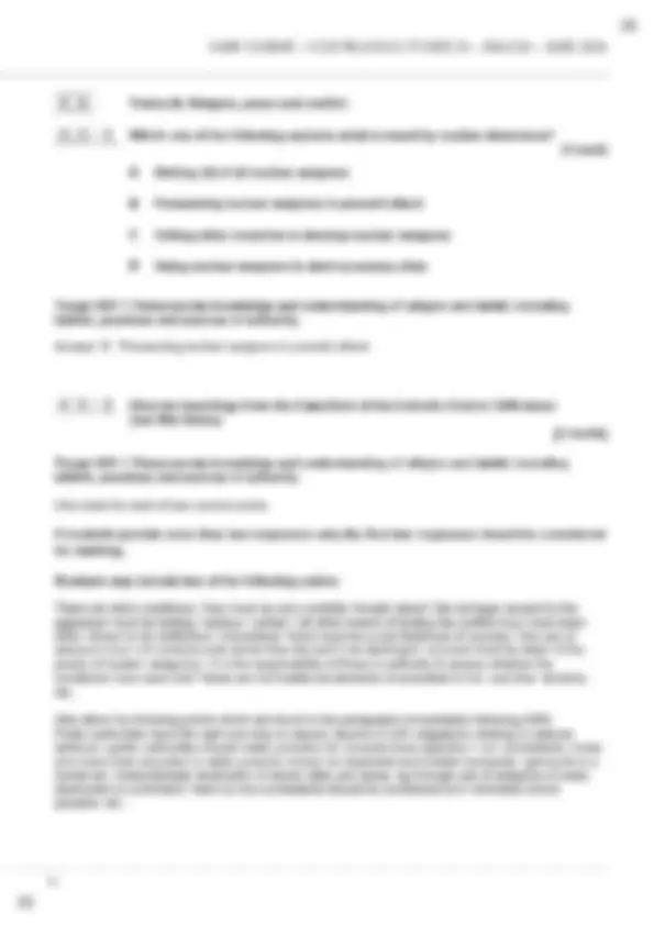 Actual 2024 AQA GCSE RELIGIOUS STUDIES B 8063/2A Paper 2A Question ...