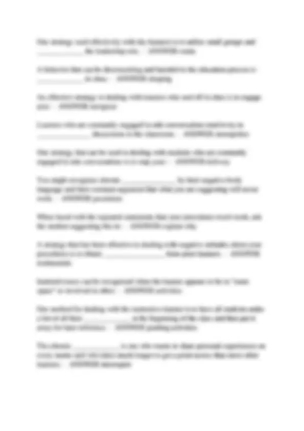 MASTER EDUCATOR, 3RD EDITION EXAM QUESTIONS WITH 100% CORRECT ANSWERS ...