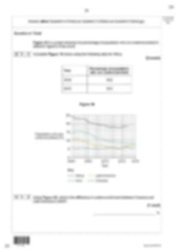 Actual 2024 AQA GCSE GEOGRAPHY 8035/2 Paper 2 Merged Question Paper ...