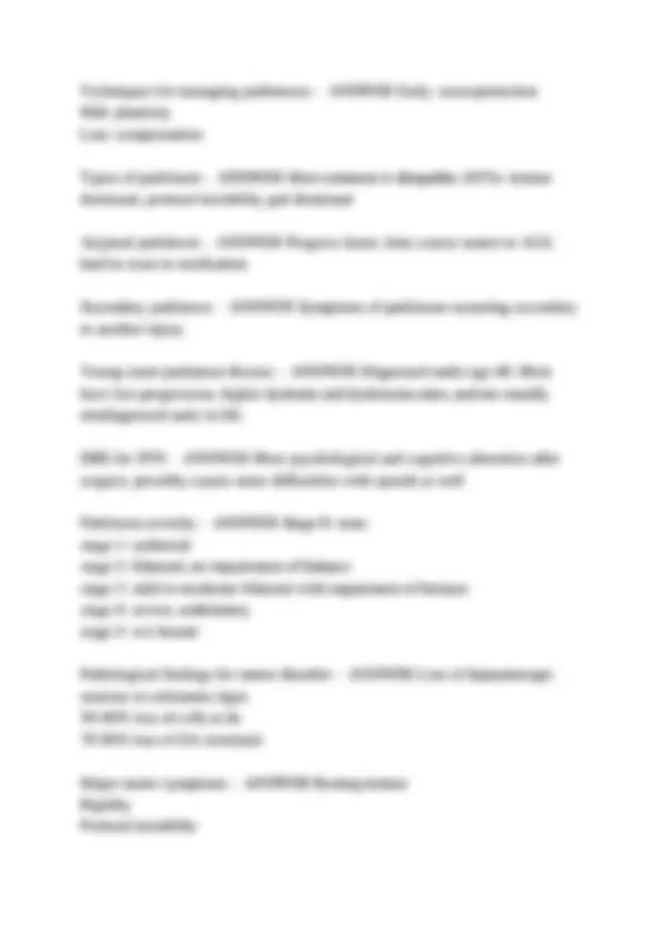 LSVT BIG: Comprehensive Guide to Parkinson's Disease Treatment | Exams Speech-Language Pathology ...