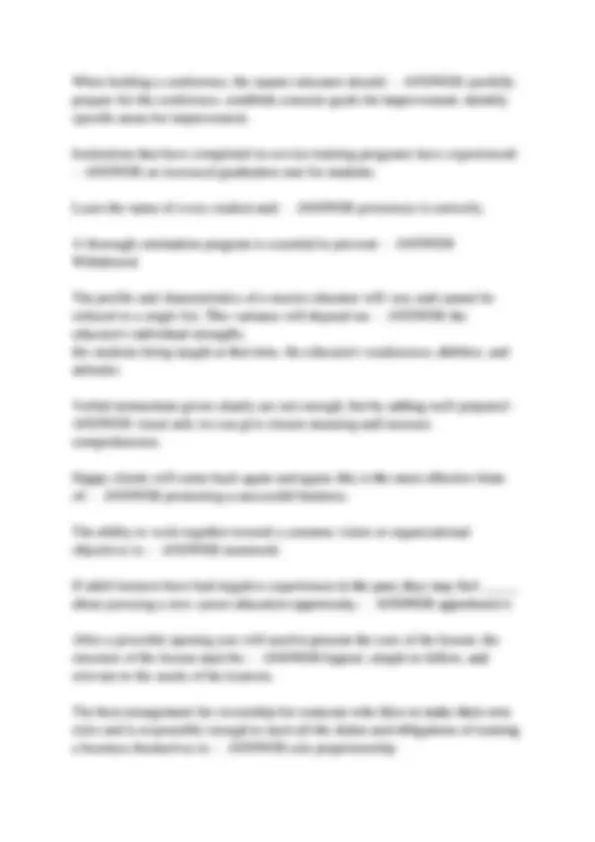 MILADY MASTER EDUCATOR FINAL EXAM QUESTIONS WITH 100% CORRECT ANSWERS ...