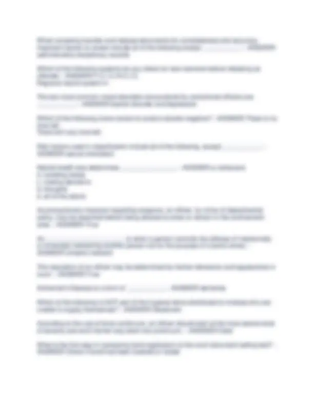 Basic County Corrections Modules 1- 12 Test Exam Questions And Correct ...