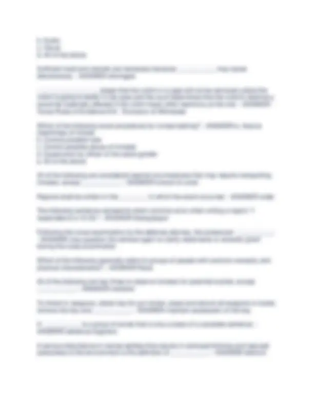 Basic County Corrections Modules 1- 12 Test Exam Questions And Correct ...