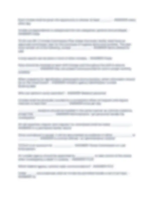 Basic County Corrections Modules 1- 12 Test Exam Questions And Correct ...