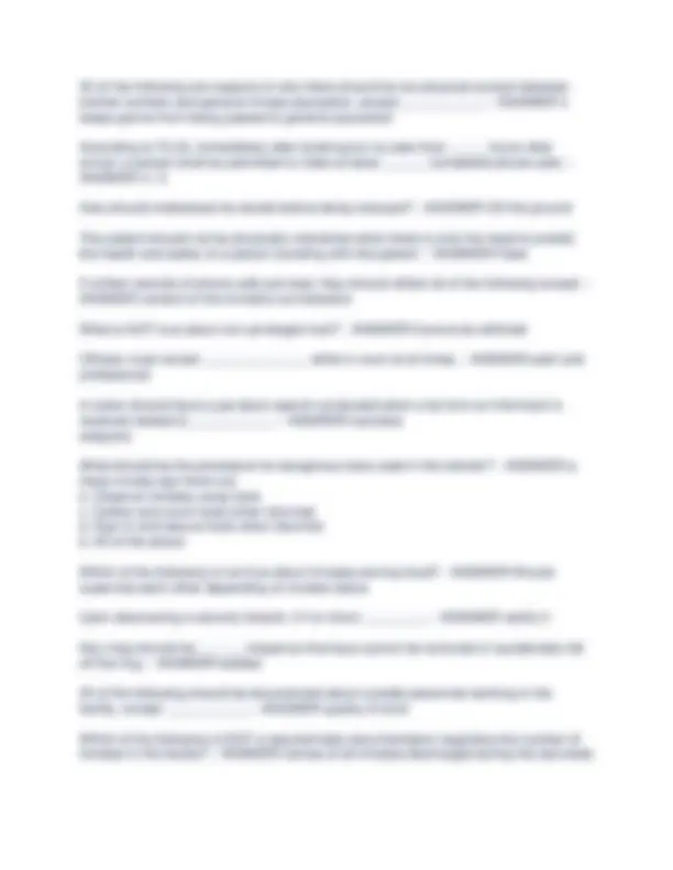 Basic County Corrections Modules 1- 12 Test Exam Questions And Correct ...