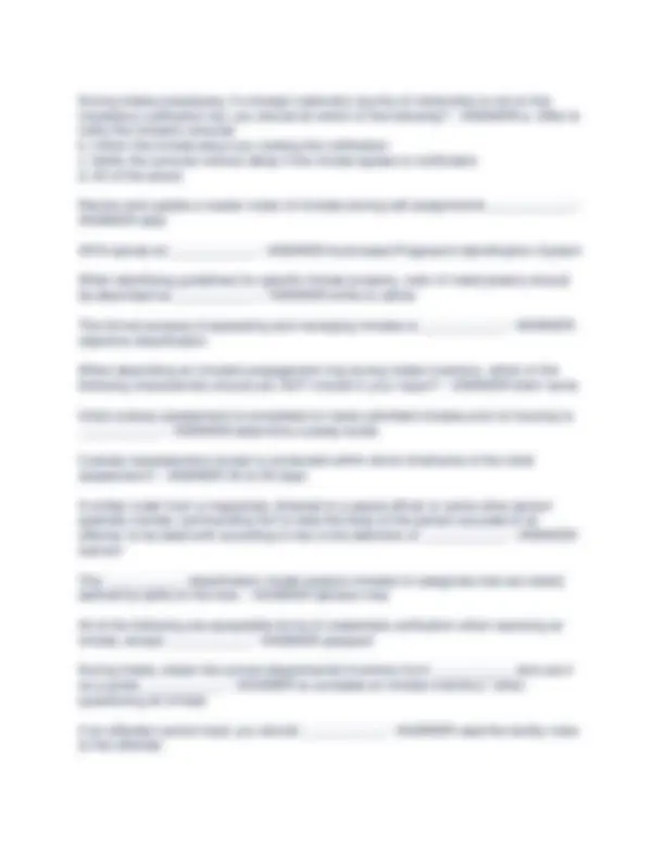 Basic County Corrections Modules 1- 12 Test Exam Questions And Correct ...