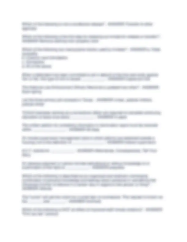 Basic County Corrections Modules 1- 12 Test Exam Questions And Correct ...